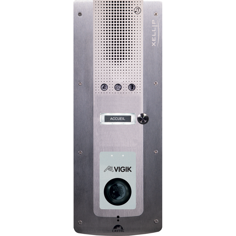 XE AUDIO 1B VIGIK IP/SIP 1 BPPMR + centrale vigik sortie wiegand PoE